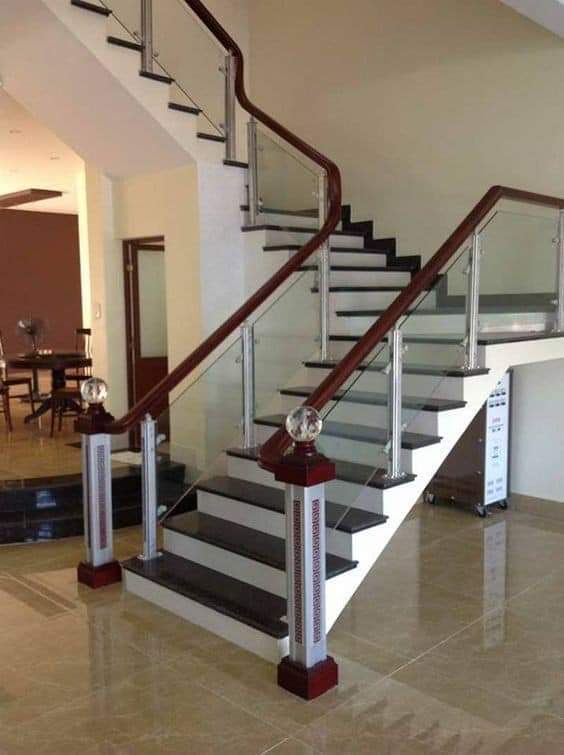 Railing kaca stainless Bali